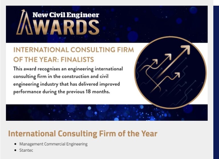 MCE shortlisted for International Consulting Firm of the Year at the ...